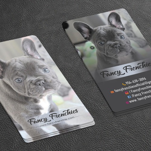 Fancy Frenchies | Business card contest