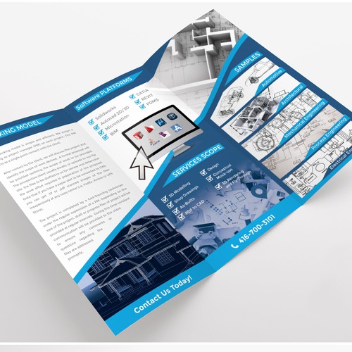 Create a brochure for CAD drafting service | Brochure contest