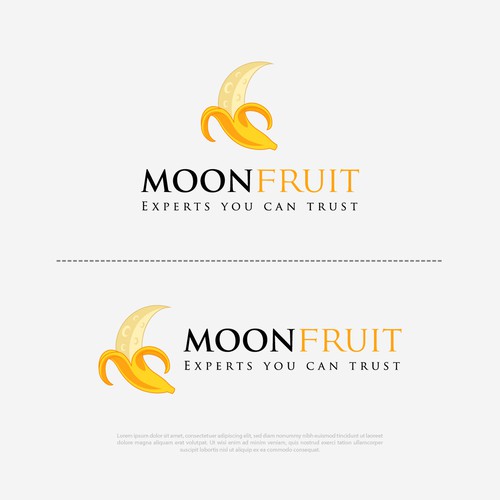 Designs | Need a fun logo for a brand called "MoonFruit" | Logo design ...