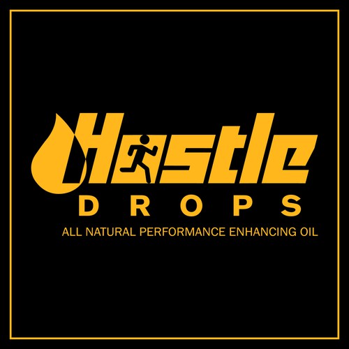 Hustle Drops logo! The performance-enhancing oil you dab under your ...