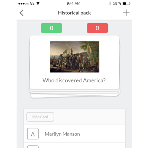 Need flat designs for educational flash card app | App design contest