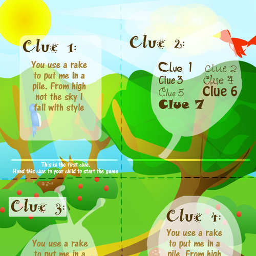 Designs | Outdoor/Nature Scavenger Hunt Illustration for Kids wanted ...