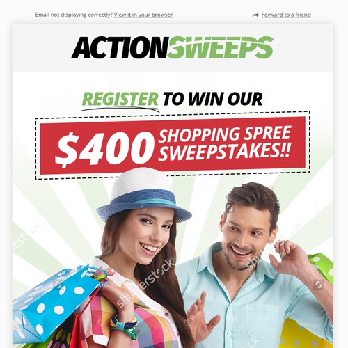 Sweepstakes Email | Email contest