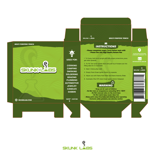 Creative Box Design for Designer Torch | Product packaging contest