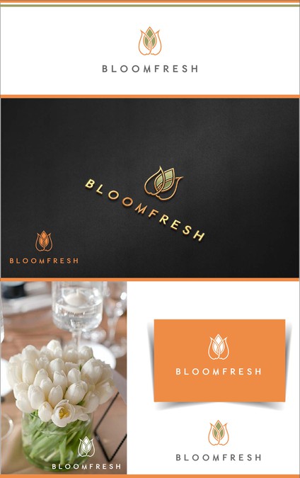 Create a fresh and funky logo for a flower startup | Logo design contest