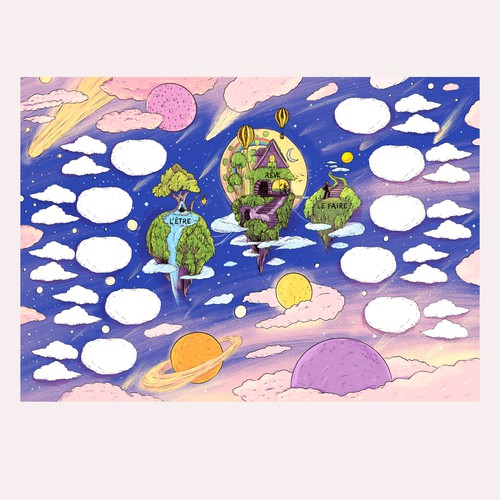 Designs | Artwork of a personal development tool to map a dream ...