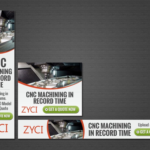 Banner Ad Design for CNC Machining Company | Banner ad contest