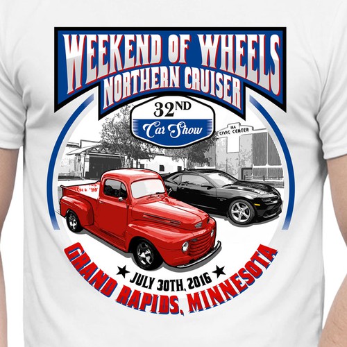 Car Show Event t-shirt | T-shirt contest