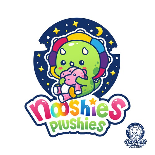 Designs | Design a Cute and Cuddly Logo for a Weighted Dinosaur Plushie ...