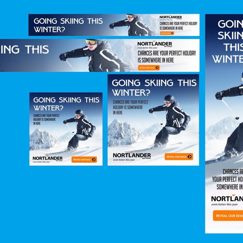 Designs | Inspirational banners for Nortlander Ski Tours (ski holidays ...