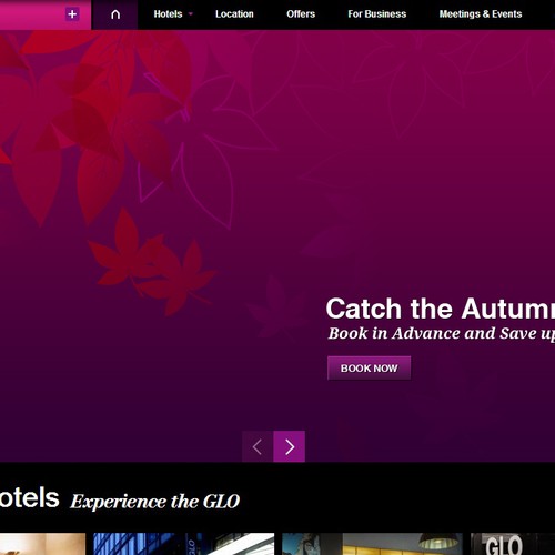 banner ad for GLO Hotels | Banner ad contest