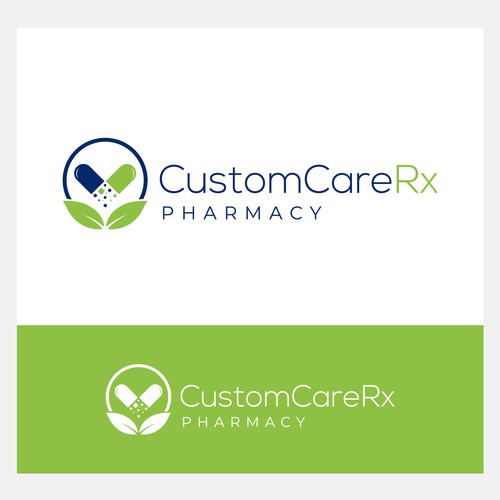 Designs | Custom Care Rx - Pharmacy for life | Logo design contest