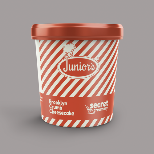 Designs | Secret Creamery X Juniors Cheesecake Ice Cream Pint Design ...
