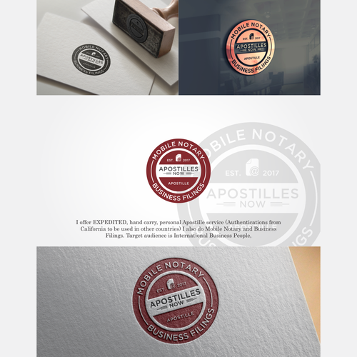 Design a compelling logo for an Apostille/Mobile Notary business | Logo ...