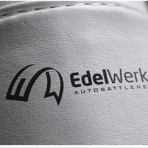 Create a remarkable a logo for Edelwerk, interior car upholstery ...