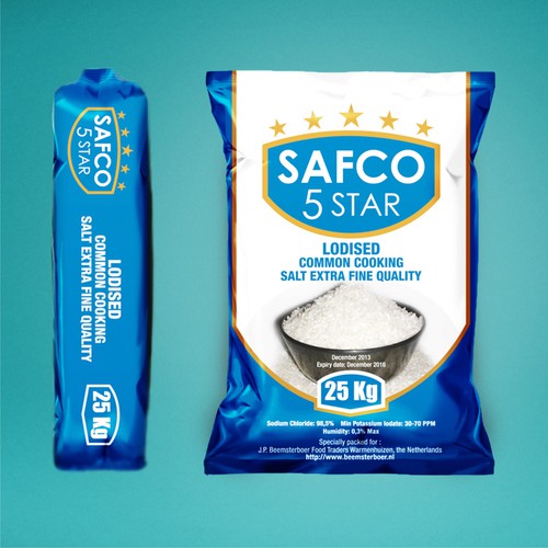 Create a new SALT-packaging design for the West African market ...