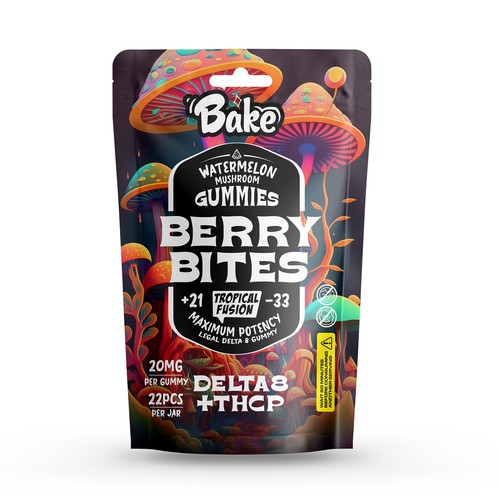 Designs | FUN MUSHROOM GUMMIES POUCH FOR 21+ | Product packaging contest