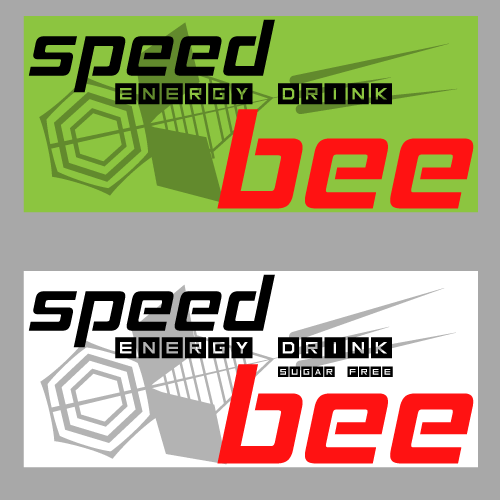 Create a clean catchy energy drink can label | Product label contest