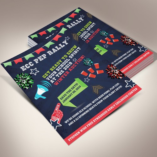 Pep rally theme school fundraiser invitation | Other business or ...