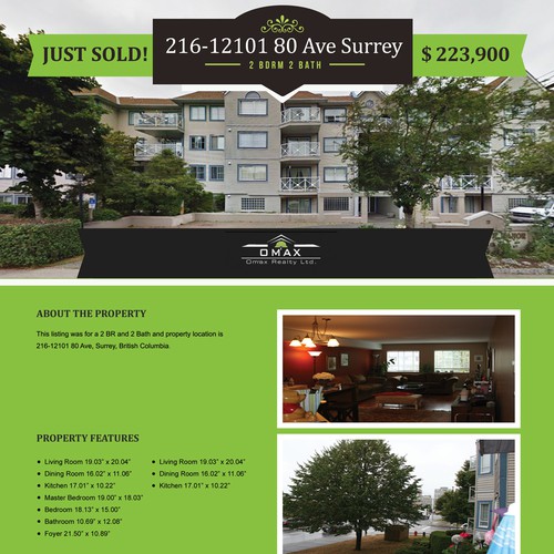 Create a Just Sold Flyer that will bring us lots of new Clients & Sales ...