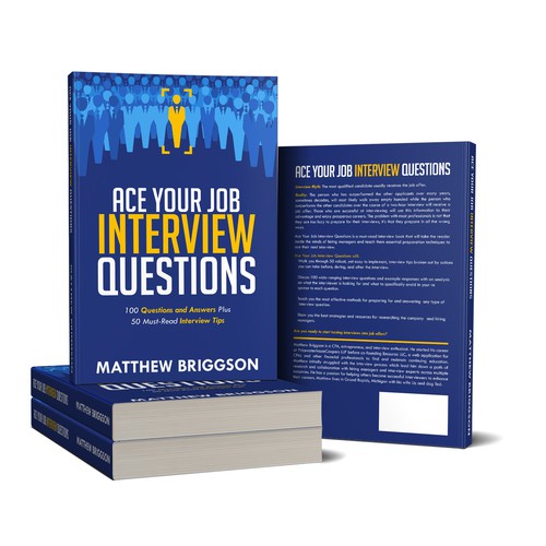 Design a book cover for a job interview book. | Book cover contest
