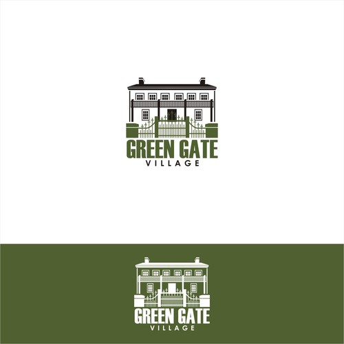 Create a classic historic logo for Green Gate Village | Logo design contest