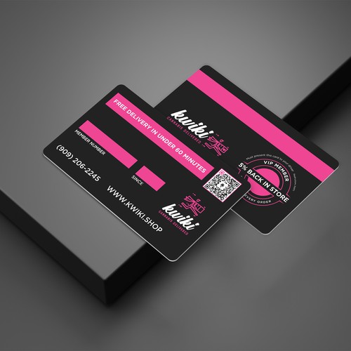 Designs | VIP membership card for a cannabis delivery service ...