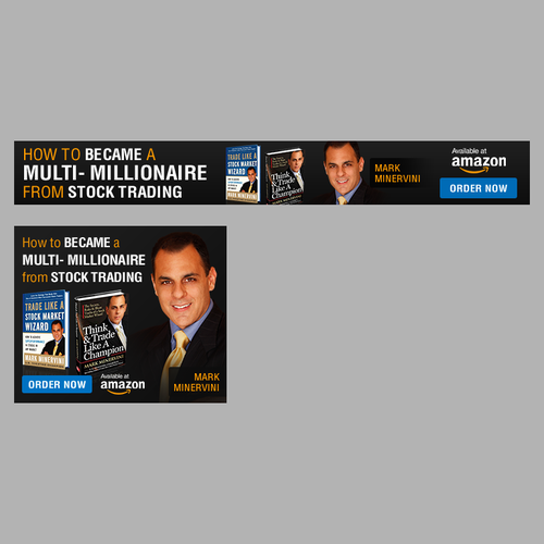 Book banner ads for best-selling author | Banner ad contest