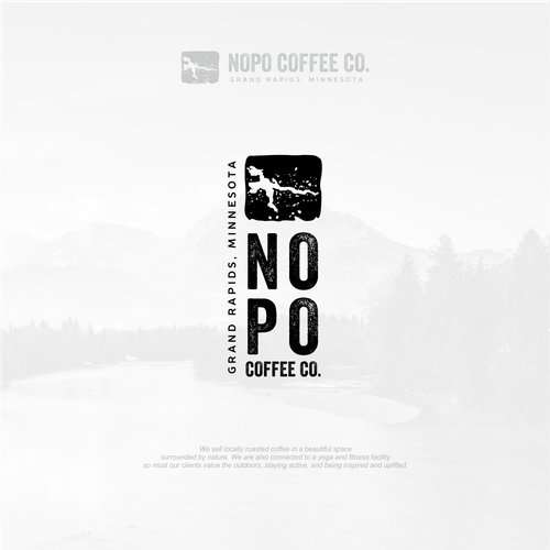 Hipster / Outdoor Enthusiasts NoPo Coffee Co. Logo Design | Logo design ...