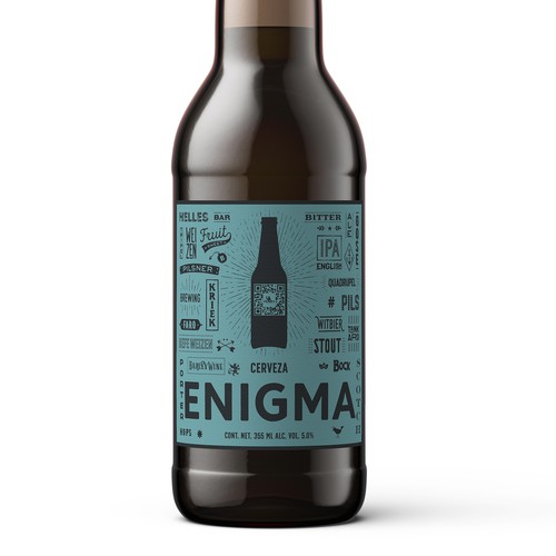 Designs | Beer label that can communicate variability of flavor profile ...