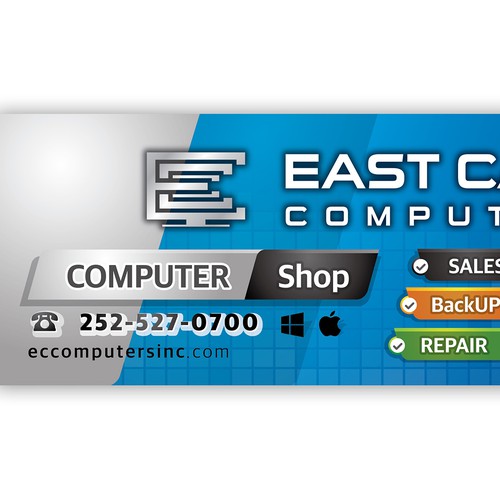 Billboard Design for a Small Computer Company!!!! | Signage contest