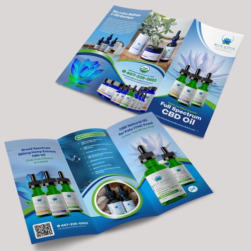 Designs | Elegant CBD/Hemp Product Brochure for Trade Show followed by ...