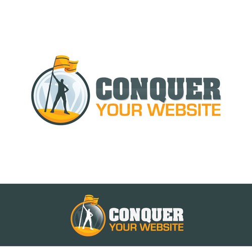 logo for Conquer Your Website | Logo design contest