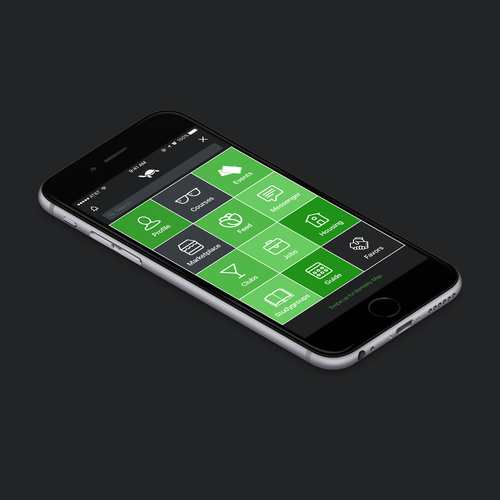 Create an app menu screen for Turtle | App design contest