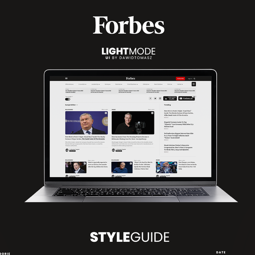 Designs | Redesign Forbes.com Homepage and Story Page | Web page design ...