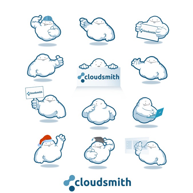 Design a happy cloud-man mascot called Mr Smith | Character or mascot ...
