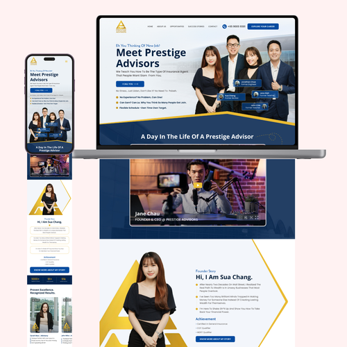 Designs | Top Insurance Agency Redesign | Web page design contest