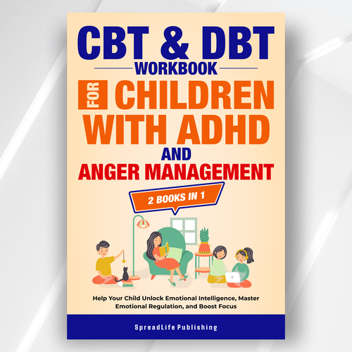 Designs | Big Text Based Cover - CBT & DBT Workbook for Childen with ...