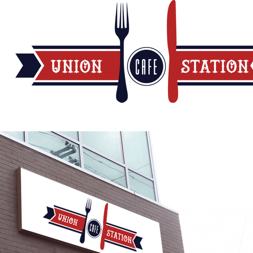 Create an amazing logo for our new restaurant, Union Station Cafe ...