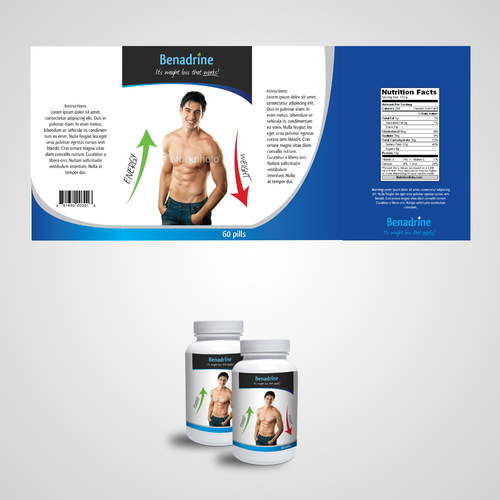 product label for Benadrine | Product label contest