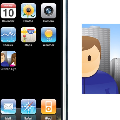 Logo needed for new iPhone app - Citizen Eye | Button or icon contest