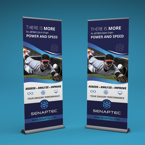 Create an edgy banner for a high-performance vision company for use at ...