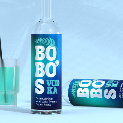 Designs | Product label for Cayman islands premium vodka | Product ...