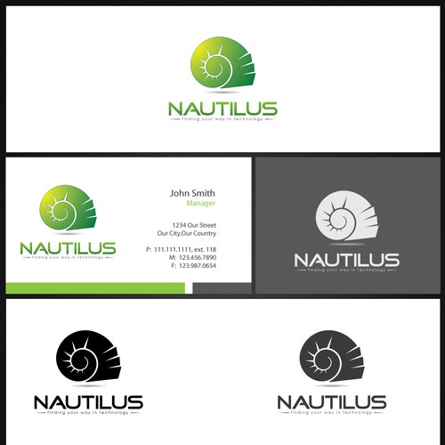 Nautilus is the Next Leader in Information Technology | Logo design contest