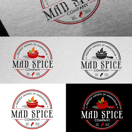 Mad Spice Co. Logo Design | Logo design contest