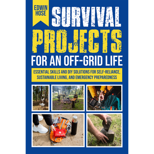 Designs | Survival Projects book cover | Book cover contest