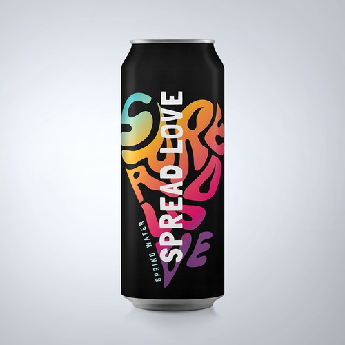 Designs | Spread Love Spring Water | Product label contest