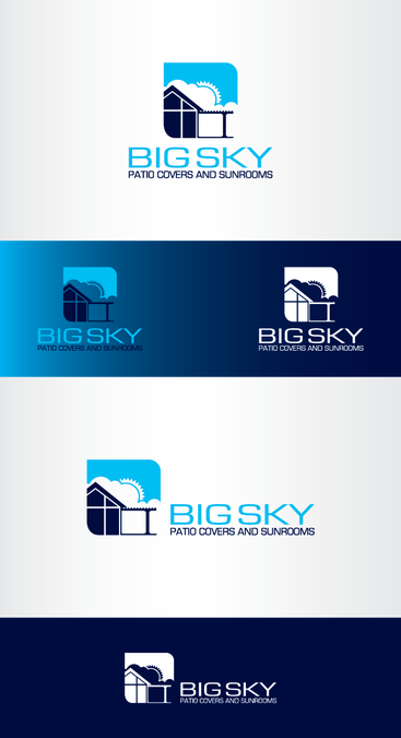 Create a simple clean, iconic logo for Big Sky Patio Covers | Logo ...