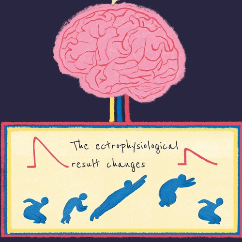 Illustration for the cover of prestigious neuroscience journal, Neuron ...