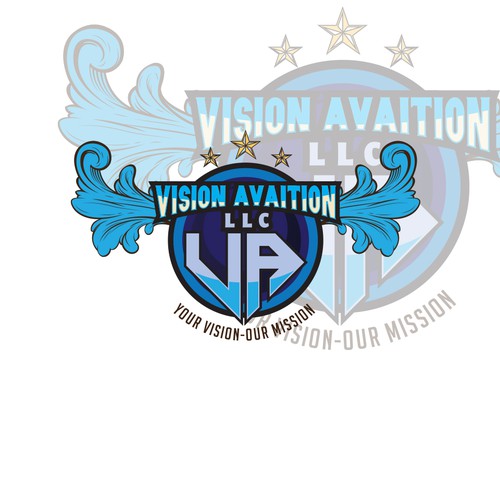Vintage Aviation Logo for Vision Aviation LLC | Logo design contest
